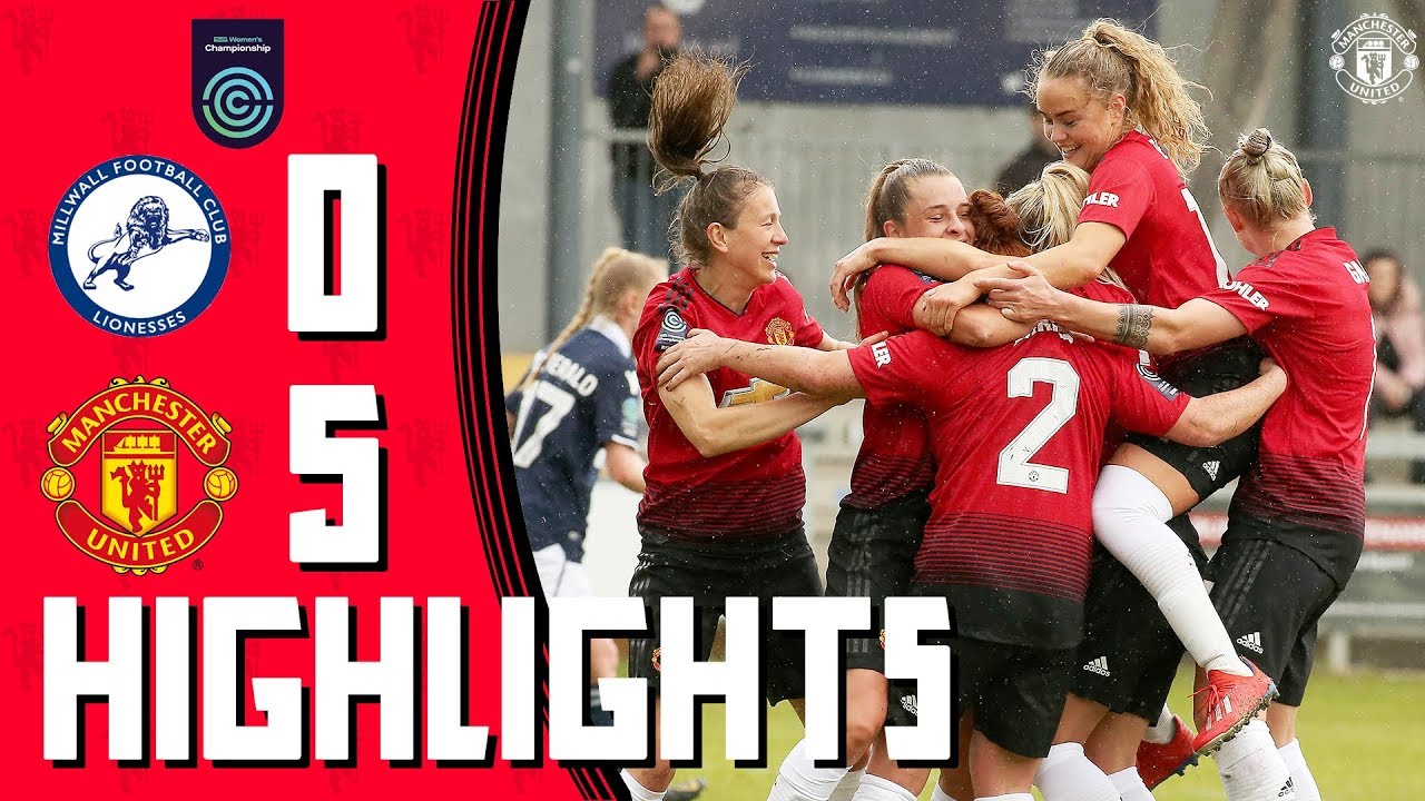 Highlights | Millwall Lionesses 0-5 Manchester United Women | FA Women ...