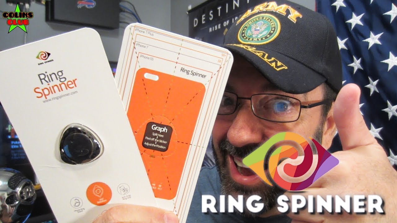 Smartphone Ring Spinner / Turn Phone into Fidget Spinner? - YouTube