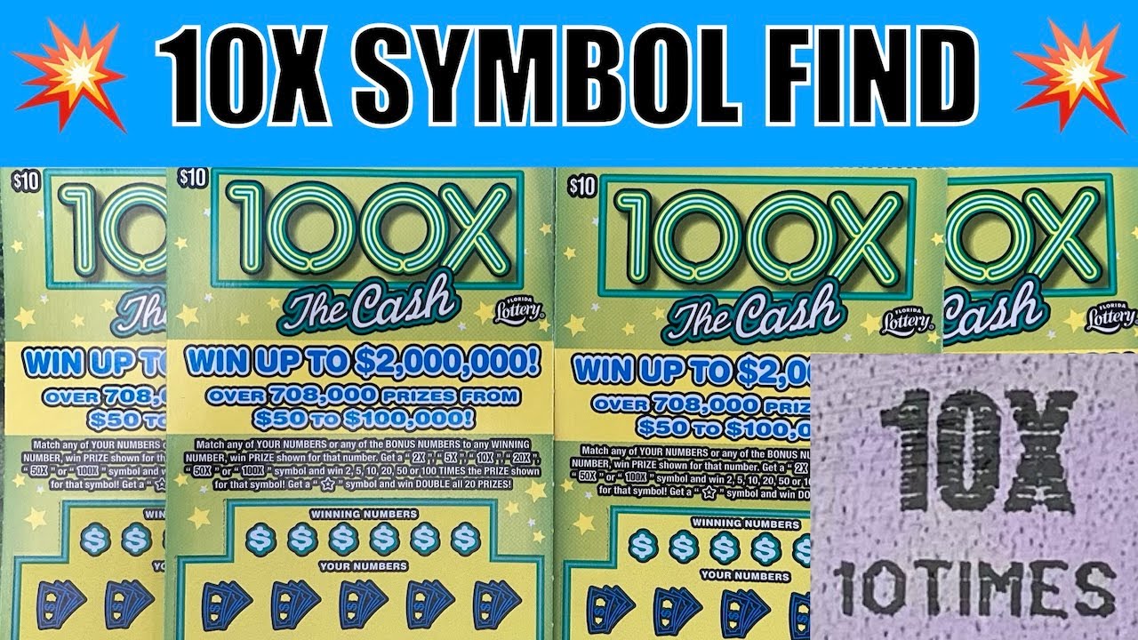 100X THE CASH FLORIDA SCRATCH-OFF TICKETS 👊 10X SYMBOL FOUND 🤑 - YouTube