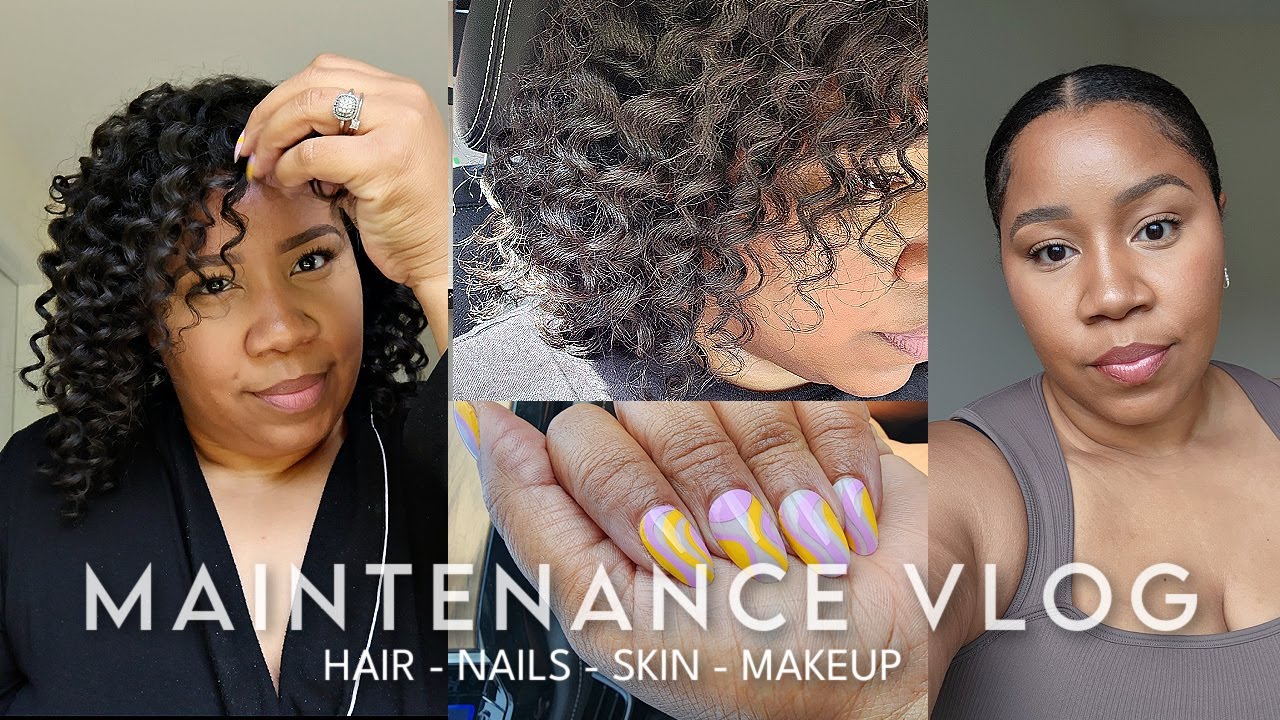 Maintenance Routine | Wash Day + Styling, Skincare & Everyday Makeup ...