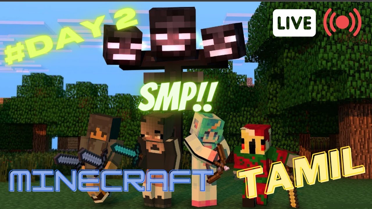 #Day2 Minecraft Tamil Live | Full Fun Java Edition | HGT Tamil Live ...