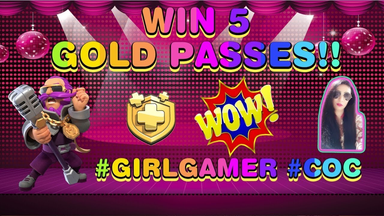 😍♥️ WIN 5 GOLD PASSES ! EASIEST CONTEST EVER !! - YouTube