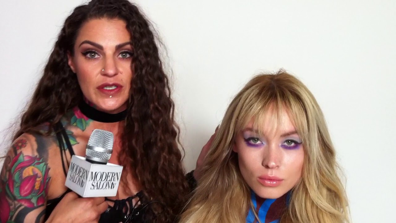 Vicki Casciola and Jacquie Figueroa of Hairtalk with model overview ...