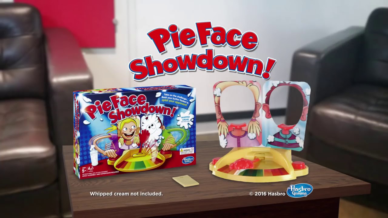 Pie Face Showdown Official T.V. Spot Hasbro Gaming - YouTube