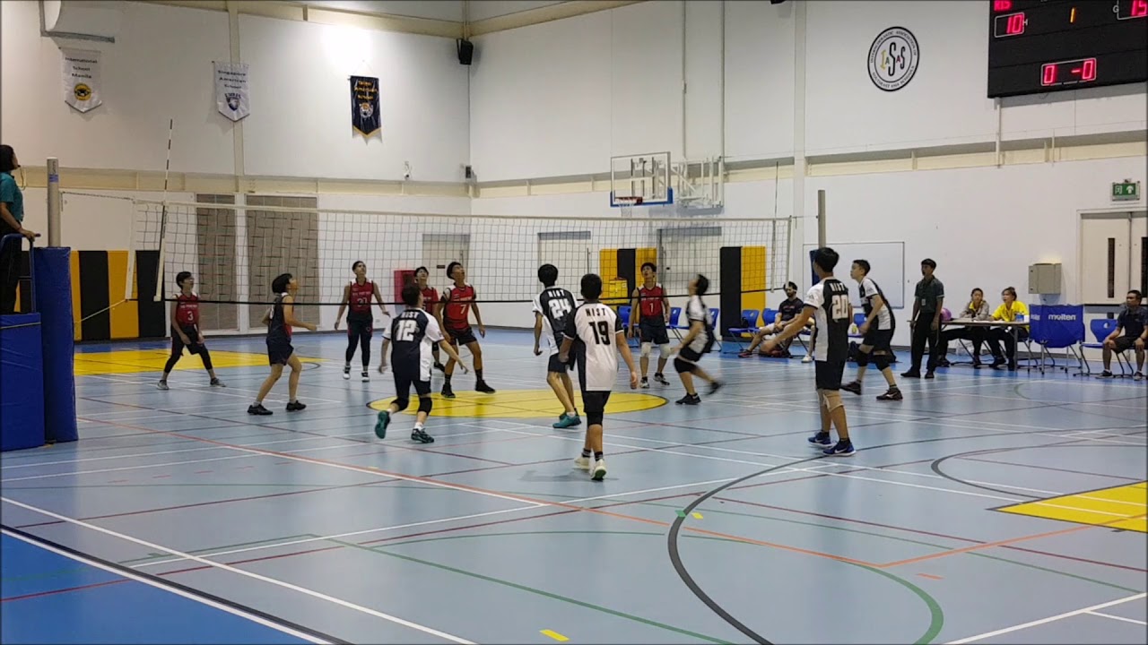 ISB Volleyball Friendship Tournament : NIST 1 - 2 RIS - YouTube