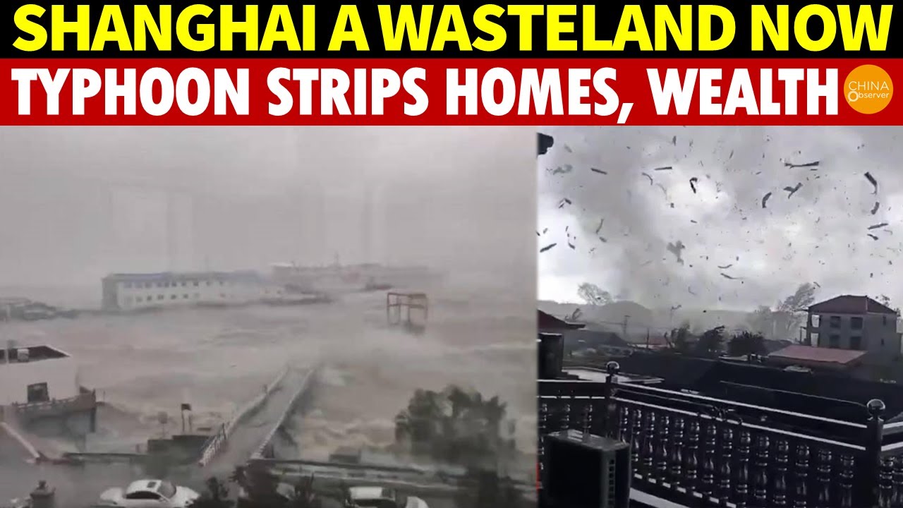 Shanghai Is a Wasteland! Typhoon Leaves Many Homeless, Assets Vanished ...