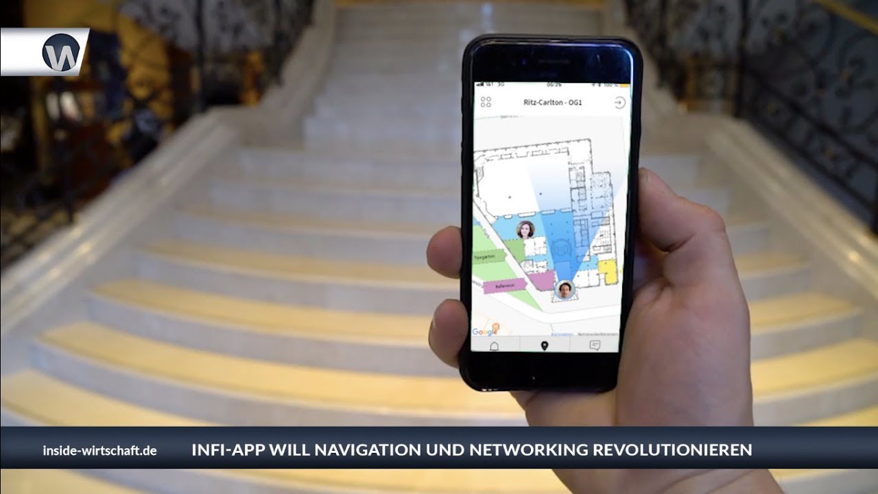 InFi-App will Navigation und Networking revolutionieren - YouTube