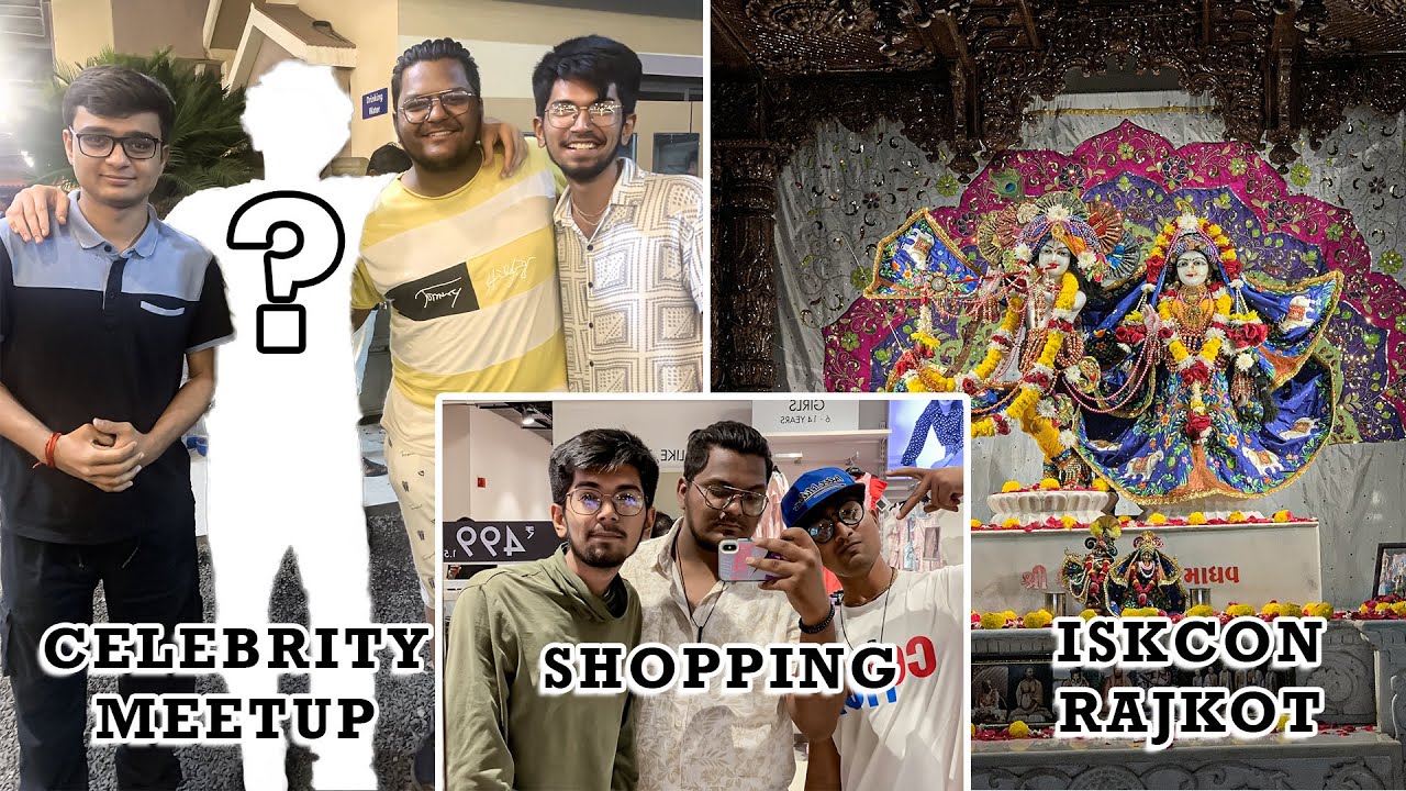 Celebrity Meetup, Shopping & Devotion To Krishna🙏 With #TeenTigada ...