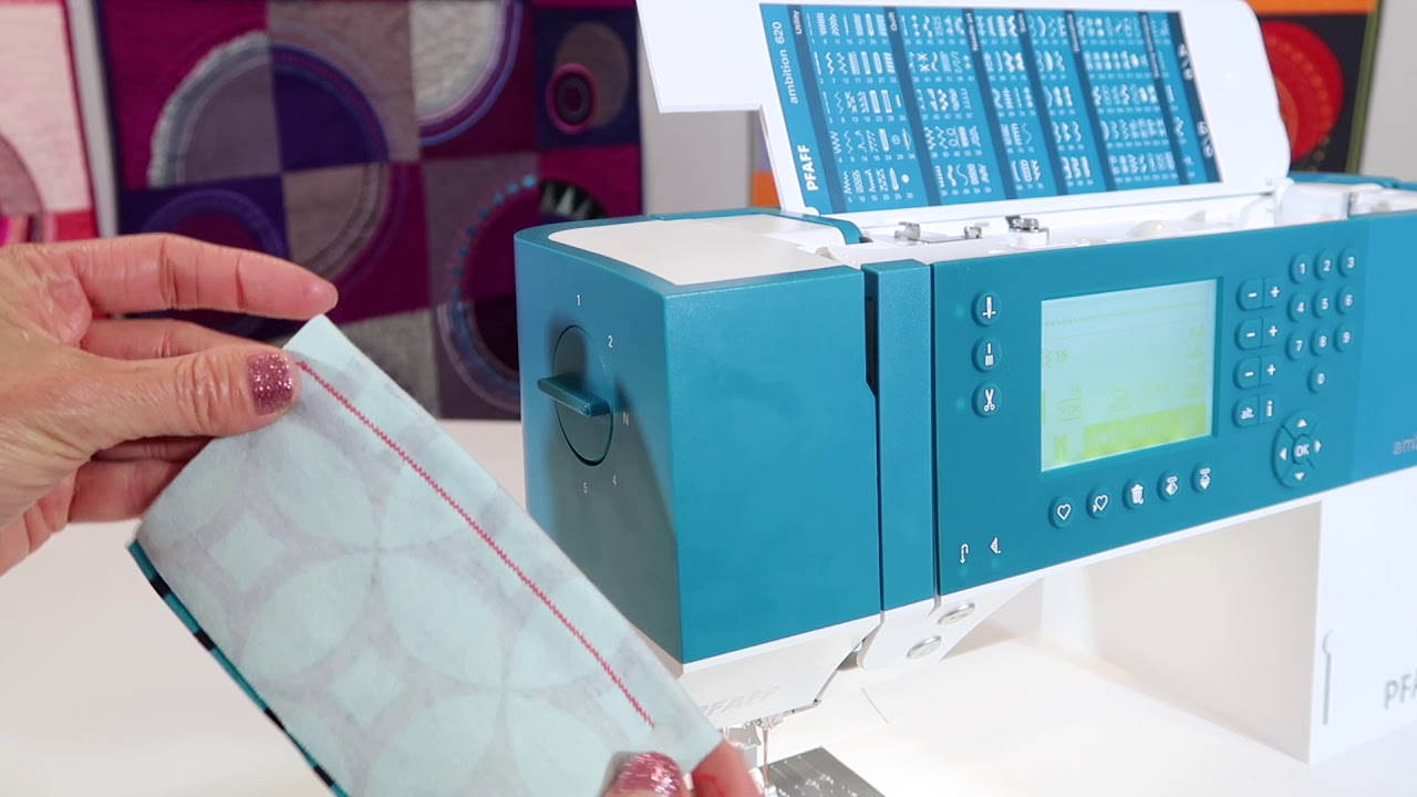 Pfaff ambition 620 31 Stretch Stitch - YouTube