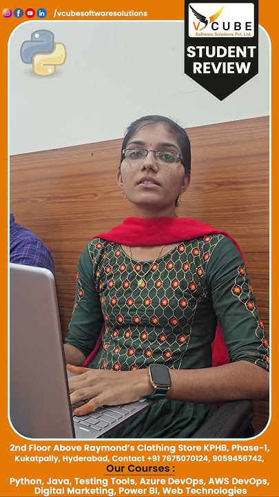 Python student review 2024 | V Cube | Best Python coaching institutes ...