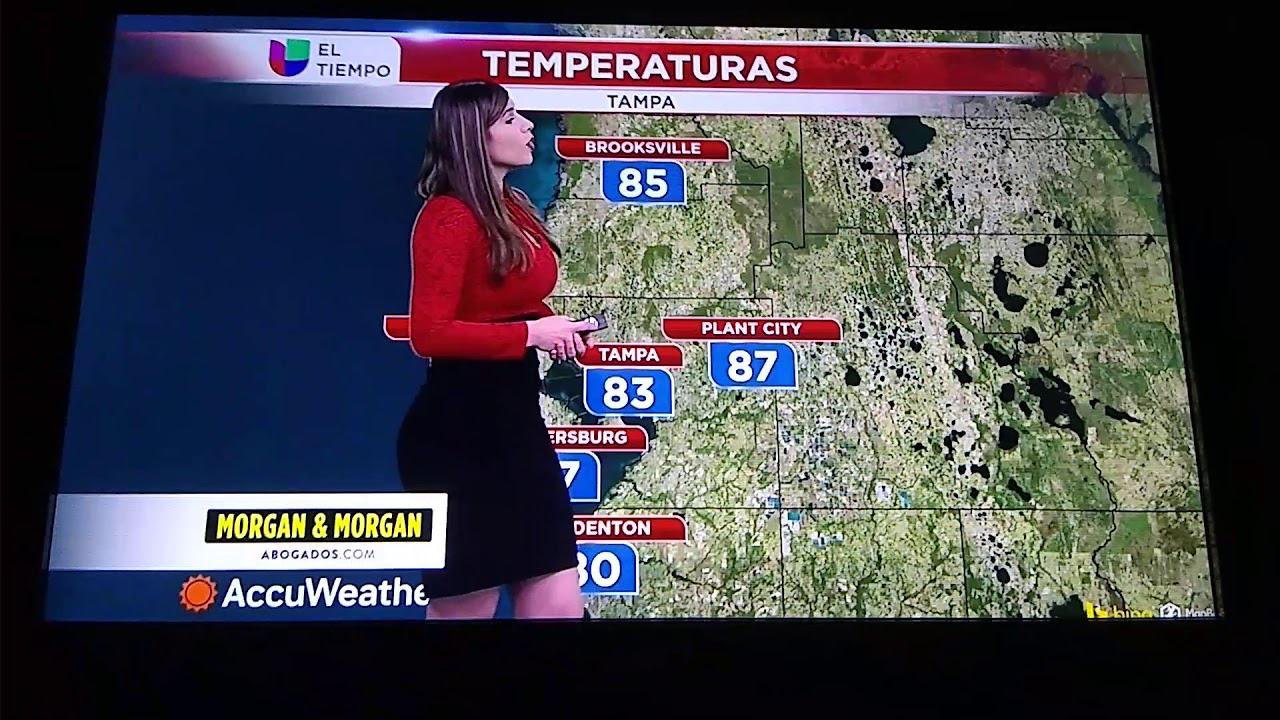 Lucy Rojas Sexy Legs OutFit El Tempo - YouTube