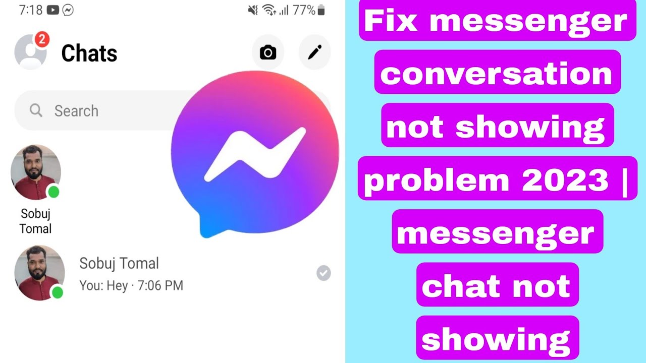 Fix messenger conversation not showing problem 2023 | messenger chat ...