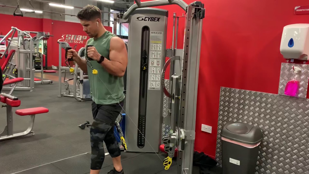 Thumbs-Down Cable Hammer Curl - YouTube