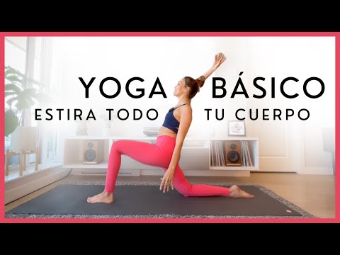 Clase de Yoga Básico para Principiantes - Yoga Para Estirar Todo el Cuerpo