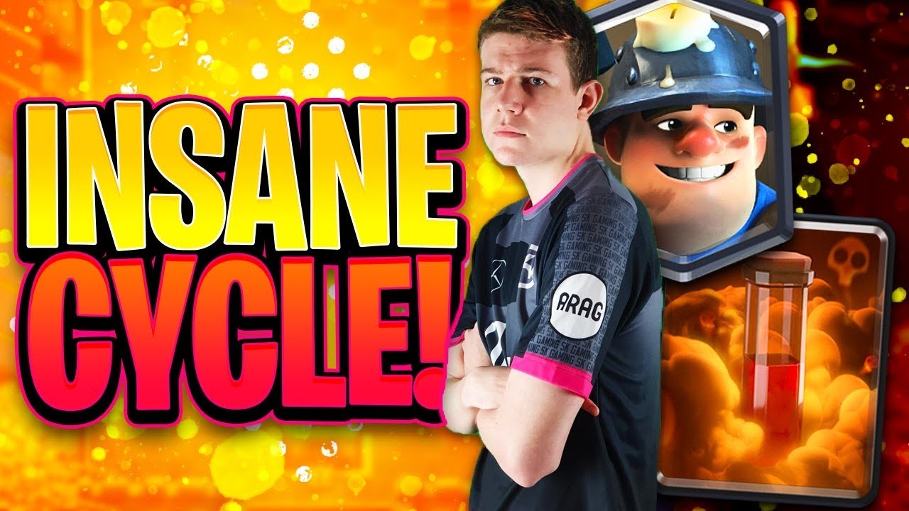 🤩BEST MINER POISON DECK IN CLASH ROYALE! UNBELIEVABLE CYCLE! Clash ...