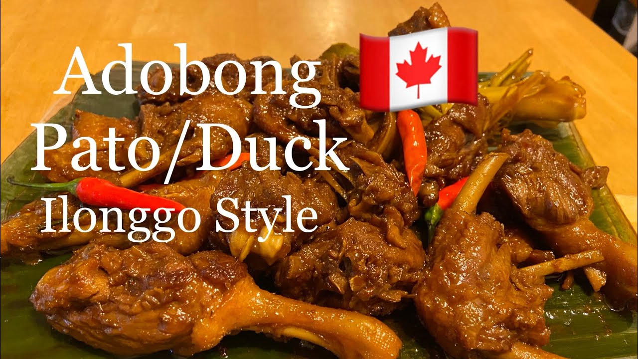 ADOBONG PATO/ DUCK ADOBO ILONGGO STYLE - YouTube