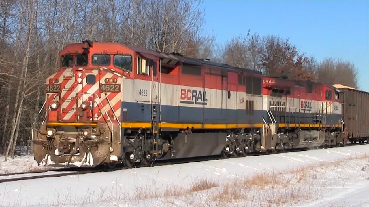 BC Rail in the Upper Peninsula with K5L Canada Blaster - YouTube