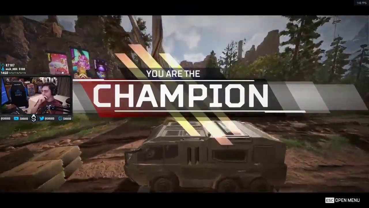 SHROUD' S FASTEST WIN IN APEX LEGENDS!! - YouTube