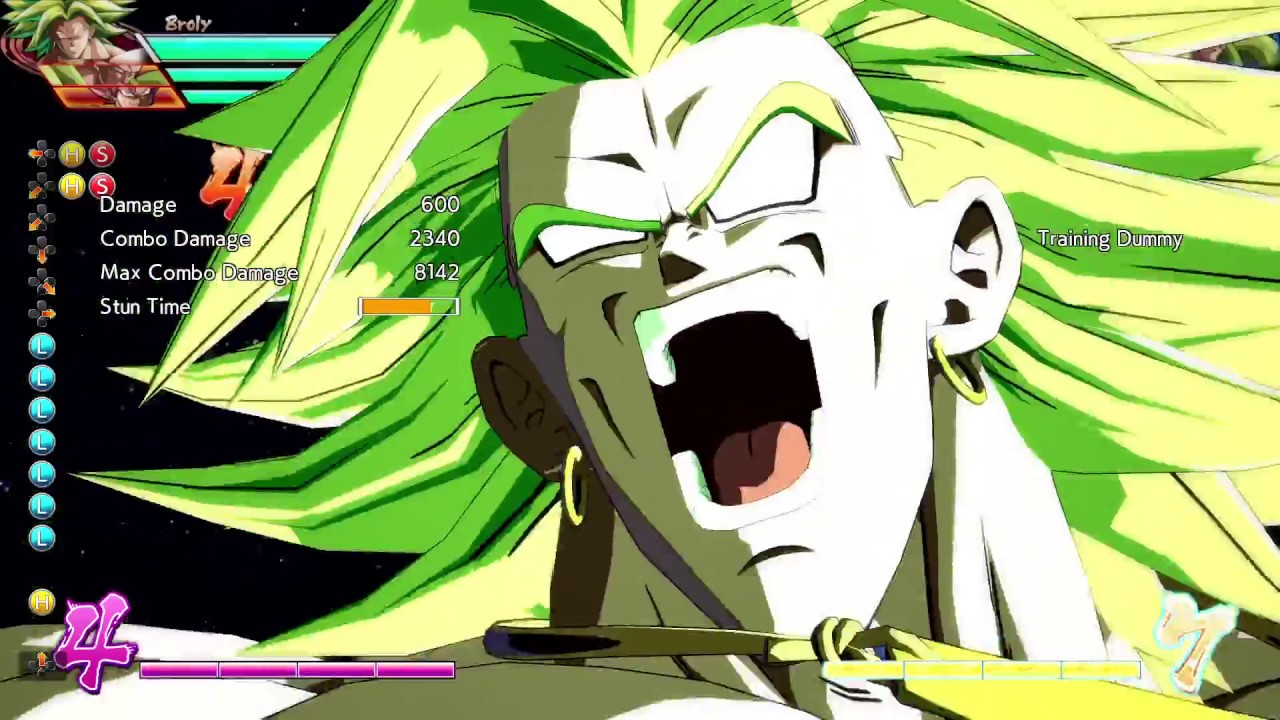 DBFZ: Broly Gigantic Meteor Loop From Autocombo Midscreen No Assists ...