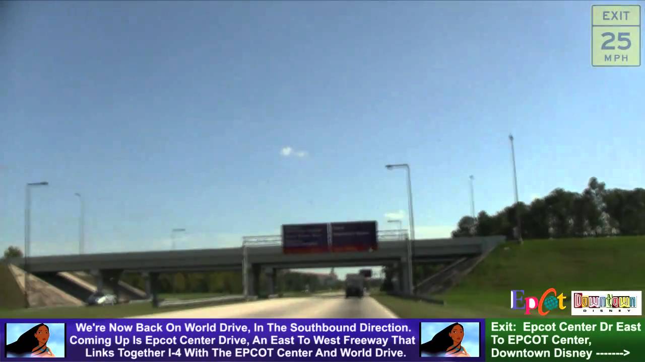 A Drive Thru Walt Disney World Resort In Central Florida - YouTube