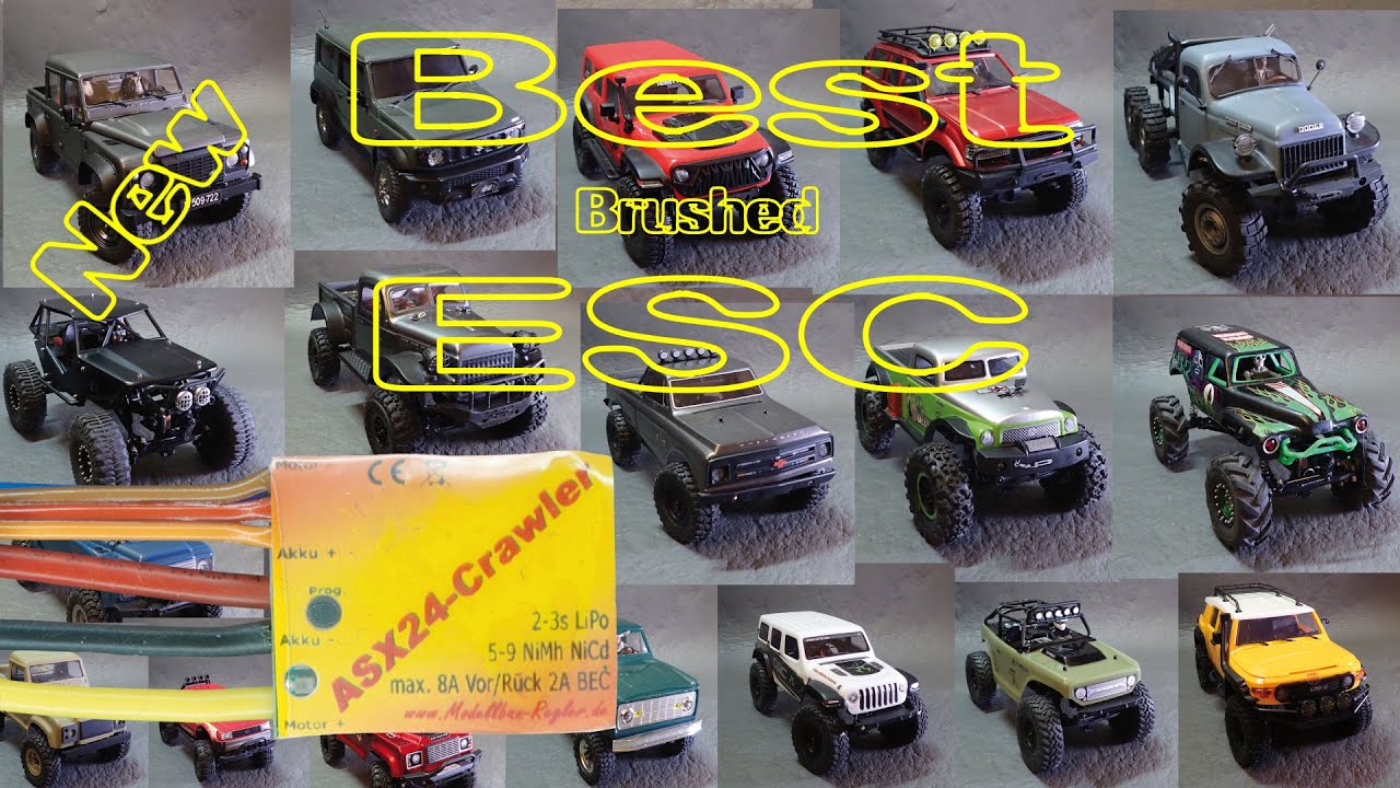 New awesome ESC for Axial SCX24 and micro crawlers: ASX24-Crawler by ...