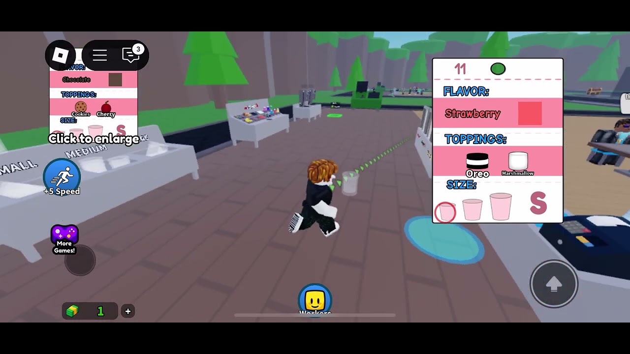 Playing milkshake tycoon in Roblox and stay milky guys - YouTube