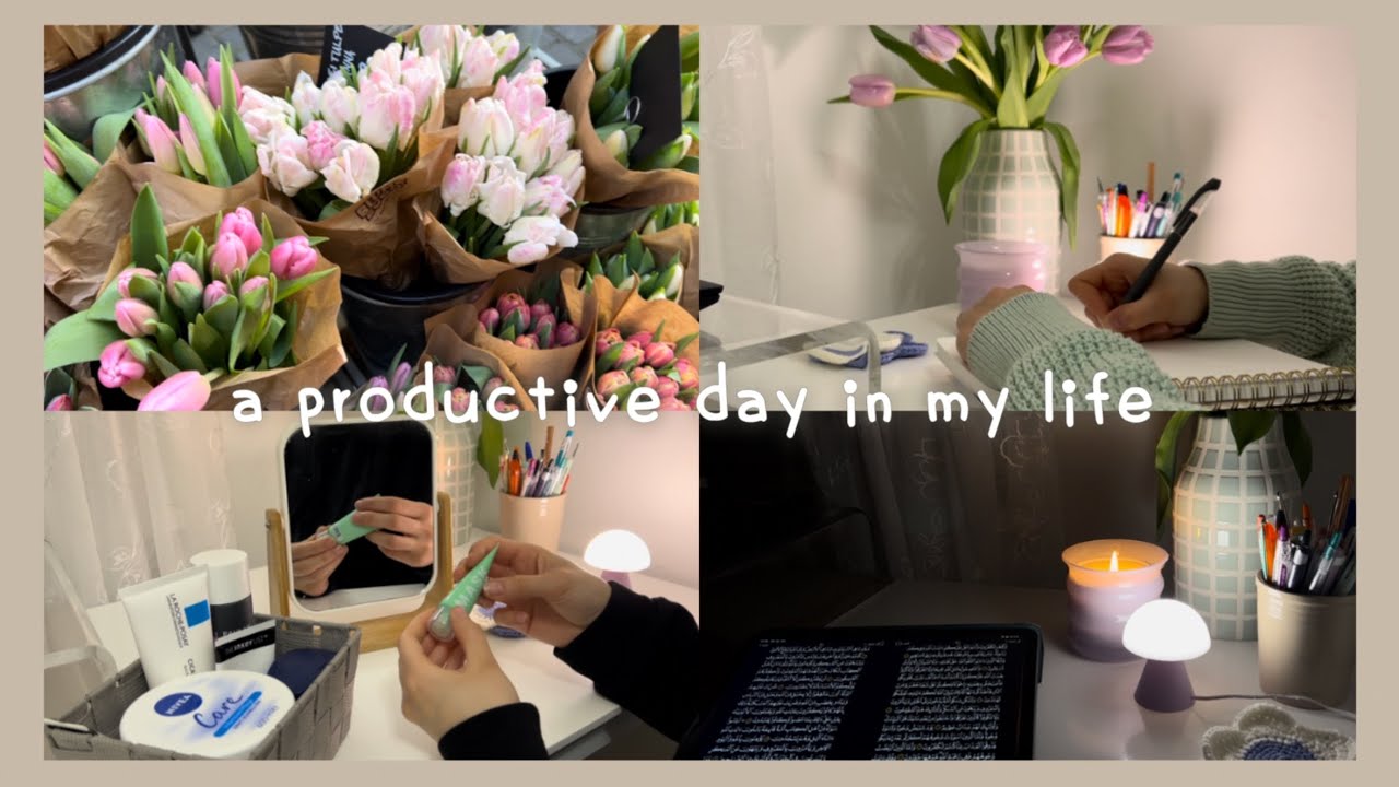 Cosy Productive Night Routine + Decorating My Space + Shopping ...