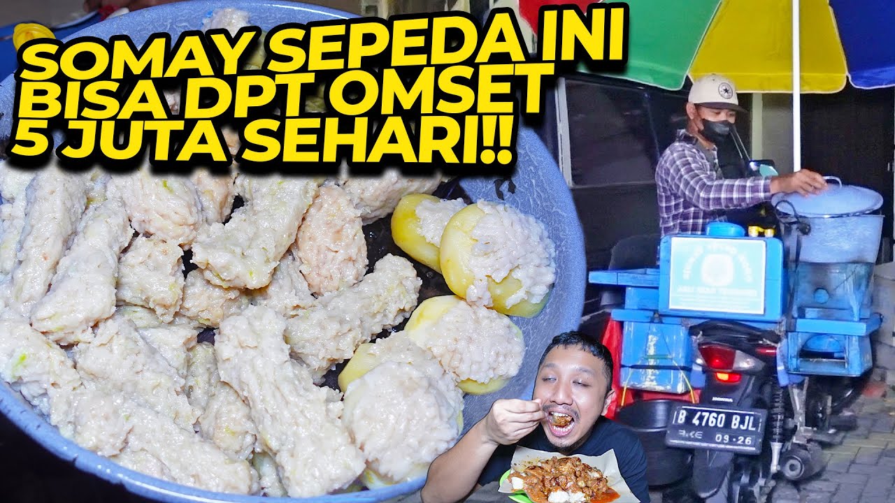1 PCS SOMAY 10RIBU??? ANAK KOSTAN TERIAK!!! SOMAY SEPEDA TERMAHAL - YouTube