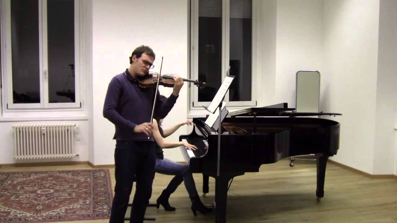 C. Franck - Violin sonata in A major - 2mvt (Aldo Cicchini - Cristiana ...