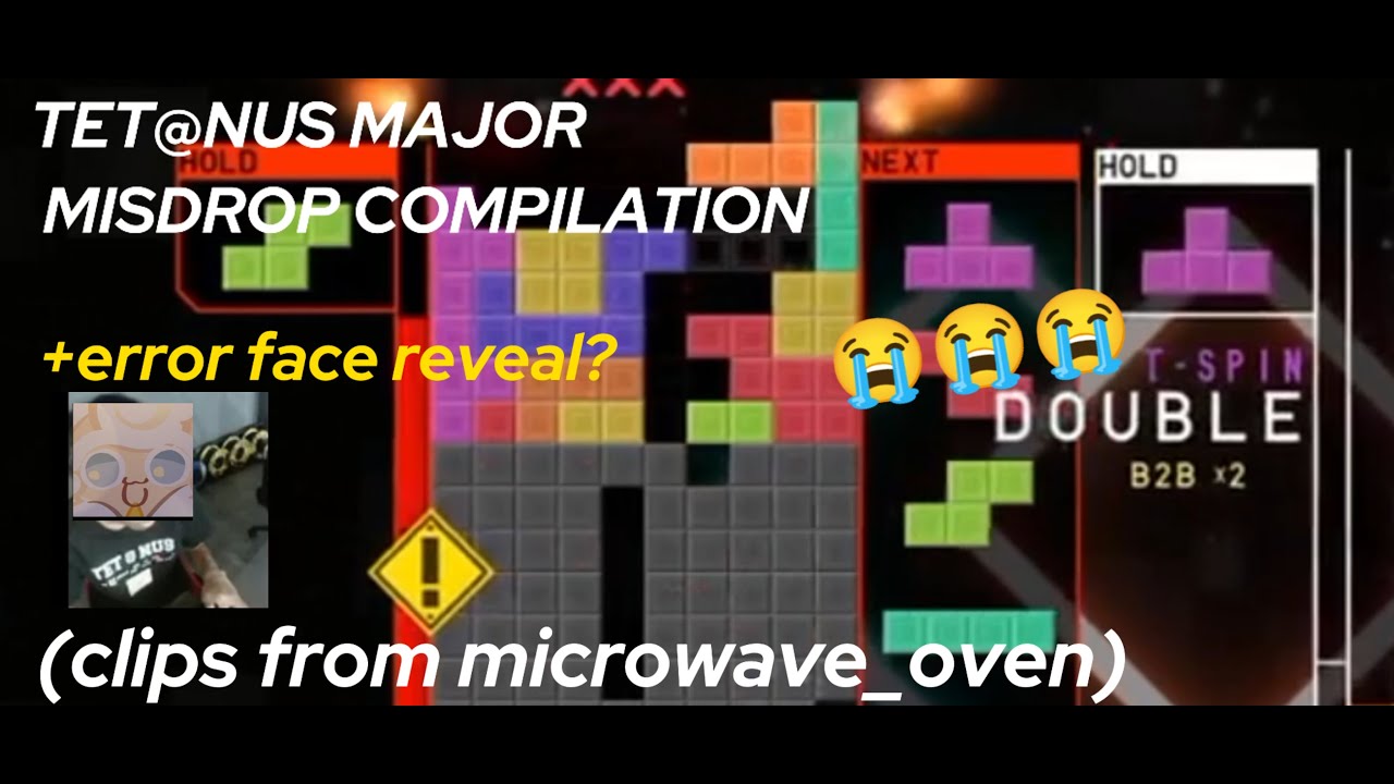 SG LAN TETRIS TOURNAMENT MISDROP COMPILATION + FACE REVEAL - YouTube