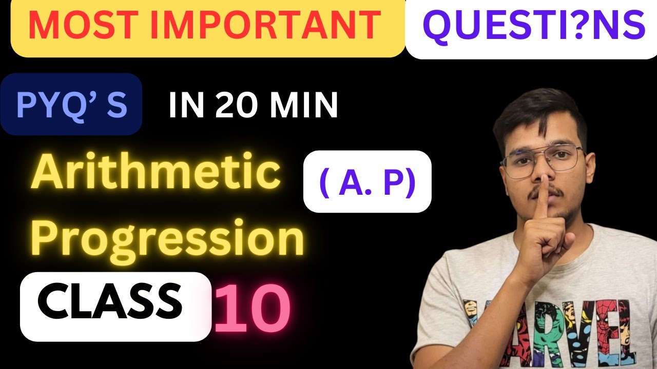 10 Most Important Questions (Repeated PYQ) - Arithmetic Progression ...