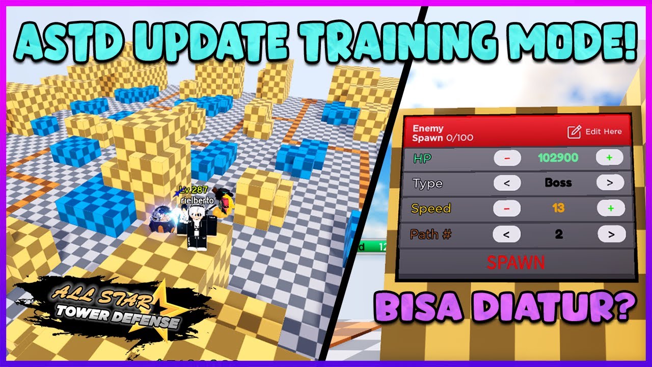 ASTD Update Lagi??? Ada Training Mode!!! | Roblox ASTD - YouTube