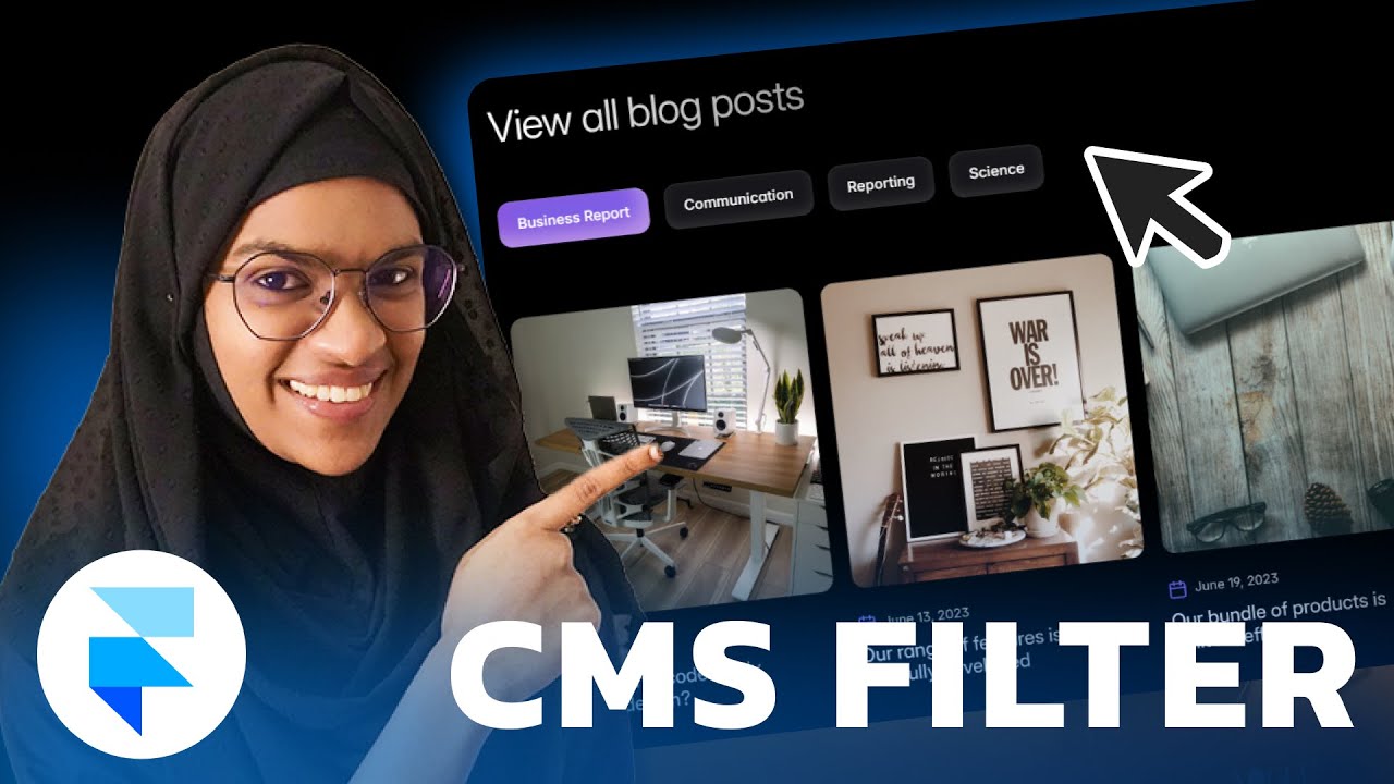 Advanced Framer Blog Setup: Filter CMS Explained - YouTube