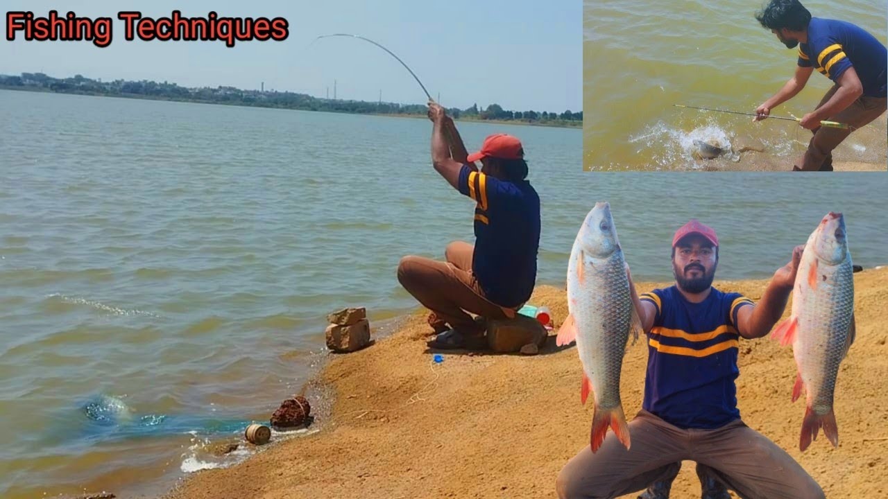 Fish Hunting Techniques | Rohu Fishing Techniques | Best Fishing Videos ...