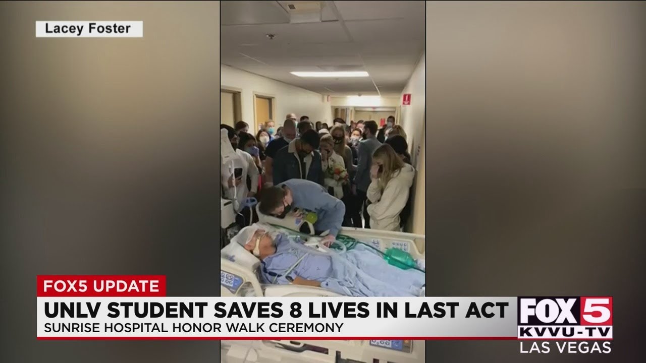 Honor walk held for UNLV student who died following frat-sponsored ...