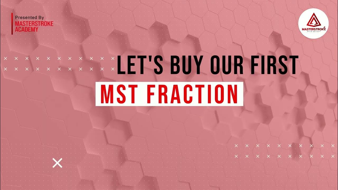 MST BLOCKCHAIN - Process to Buy MST Fraction Video - Tutorial 03 (English) - (Desktop Version ...