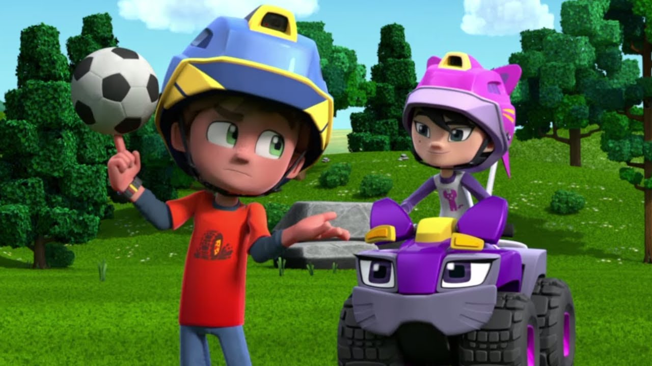 Rev and Roll 🚗 Bumper Ball / Vroom with a View 🚗 Episode 8 | Rev and Roll - WildBrain - YouTube