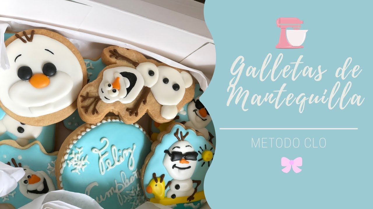 GALLETAS DE MANTEQUILLA - BUTTER COOKIES - YouTube