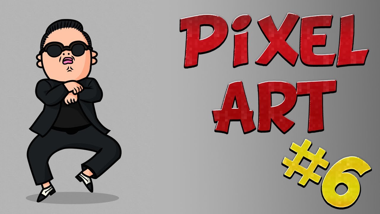 Speed Pixel Art - PSY (GANGNAM STYLE 강남스타일) - YouTube