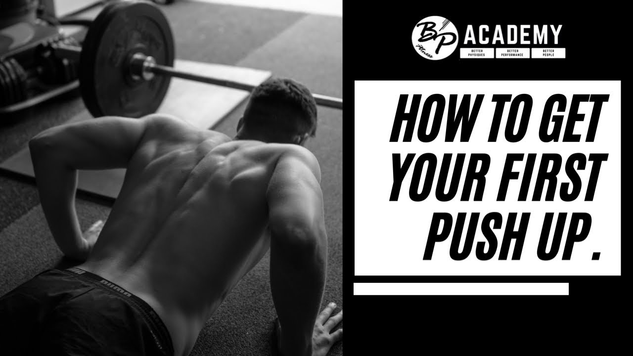 How To Get Your First Push Up - YouTube
