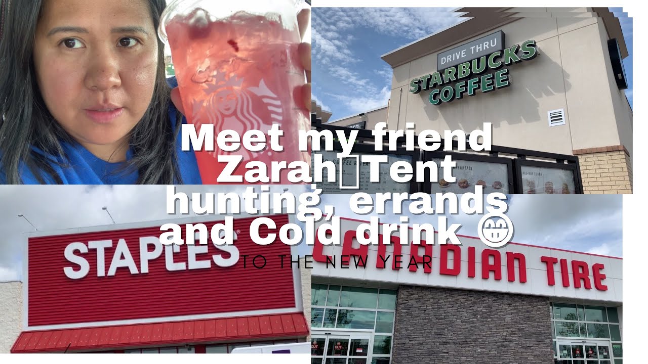 Meet my friend Zarah/Tent hunting/ errand and cold drinks🤣🤣🤣 - YouTube