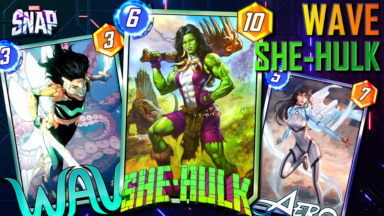 Wave She-Hulk Aero | Counter meta decks with this busted deck! | Marvel ...