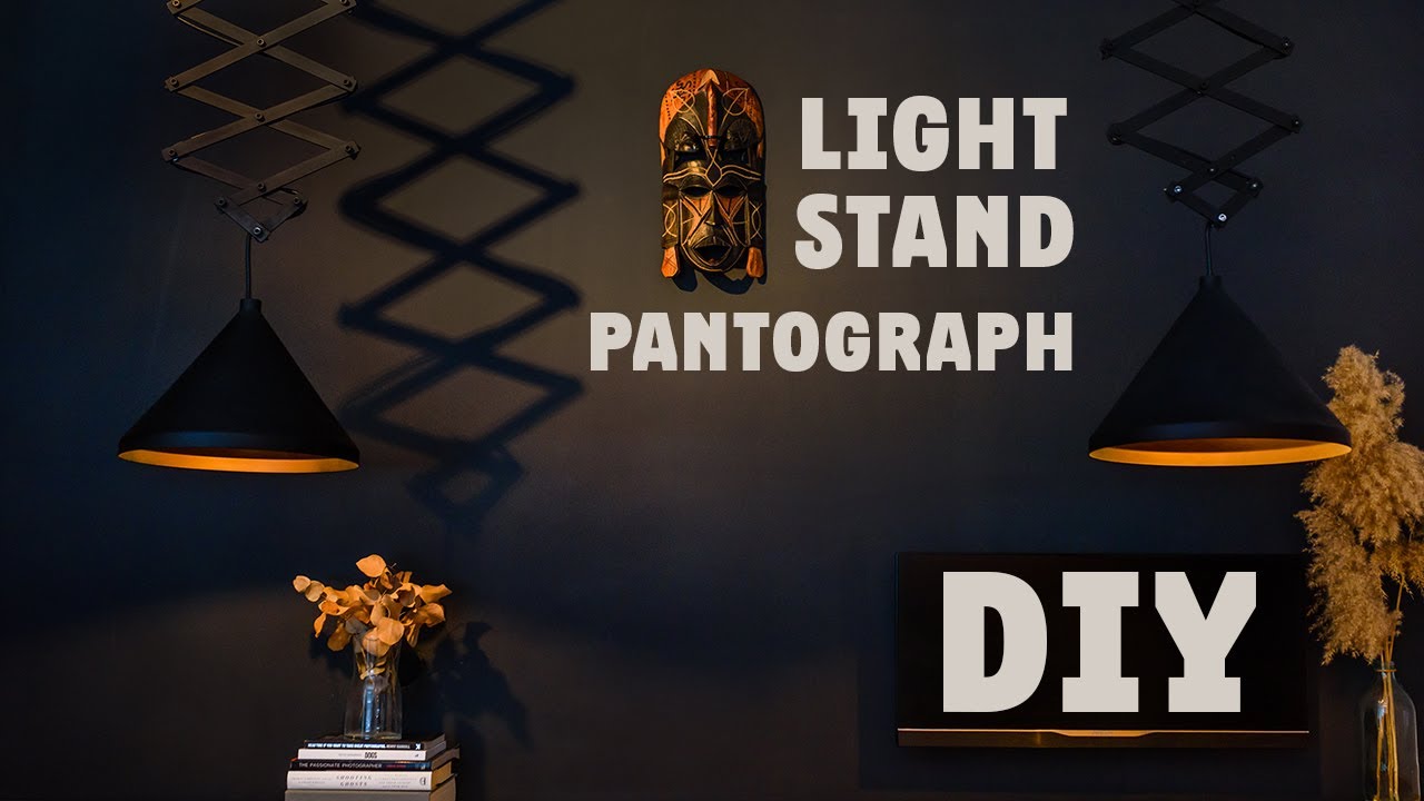 Adjustable Light Stand Office DIY - YouTube