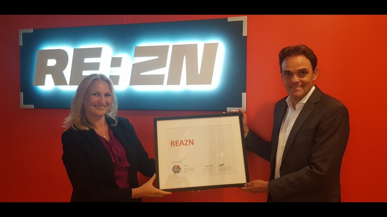 Interview with REAZN, Best Workplaces™ Europe 2021 - YouTube
