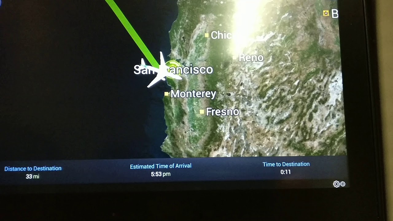 Eva Air onboard flight map BR 28 - YouTube