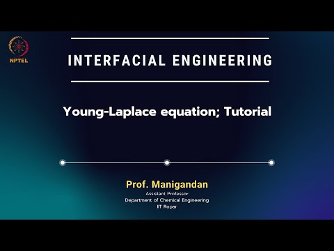 Young-Laplace equation; Tutorial - YouTube