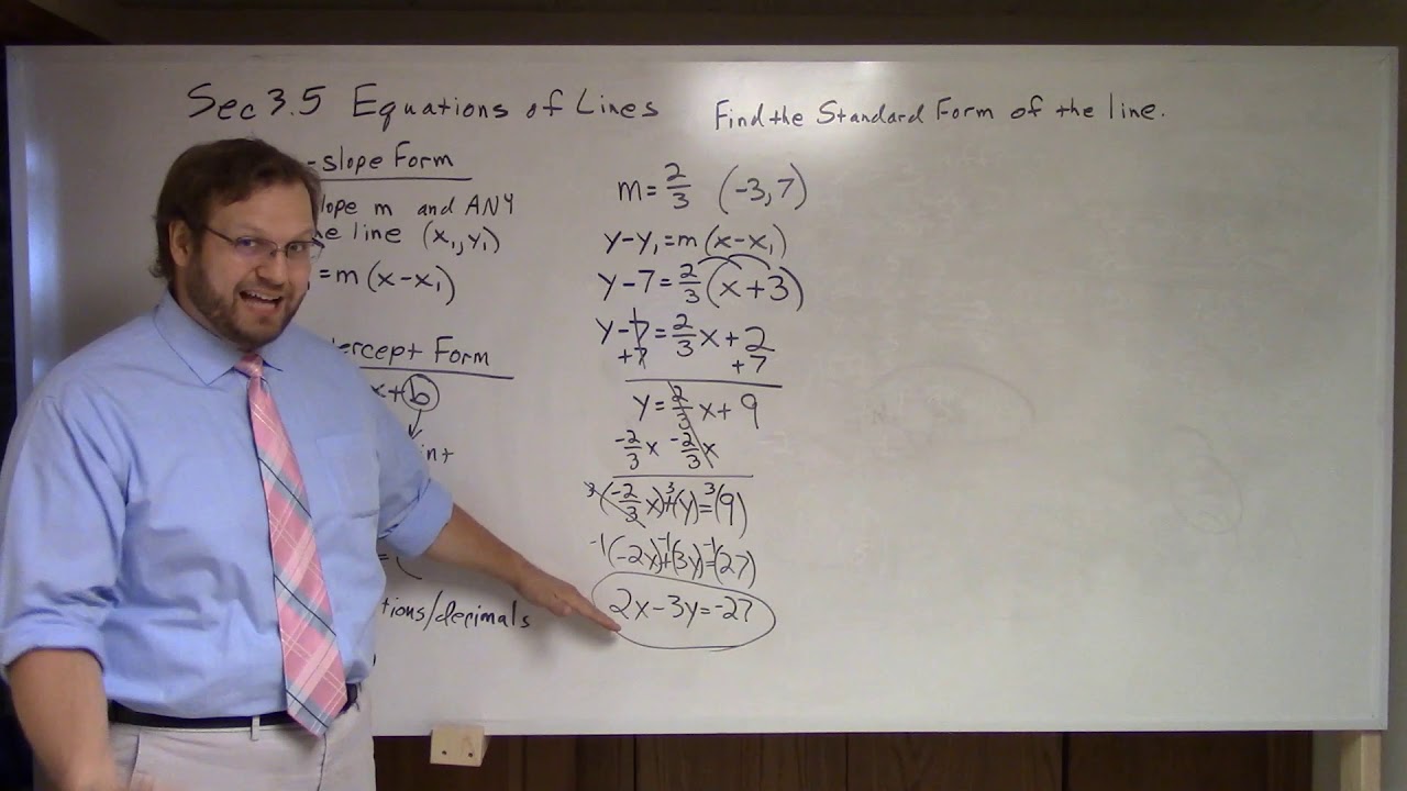 Beginning and Intermediate Algebra Sec. 3.5 - YouTube