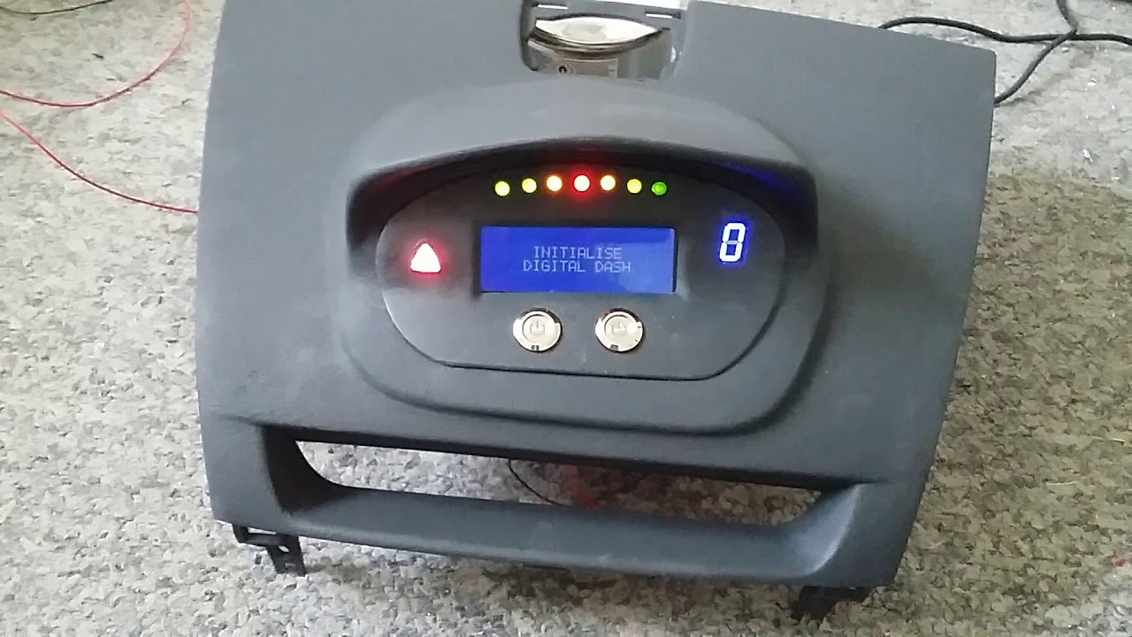 DIY Digital Dash using Arduino - YouTube