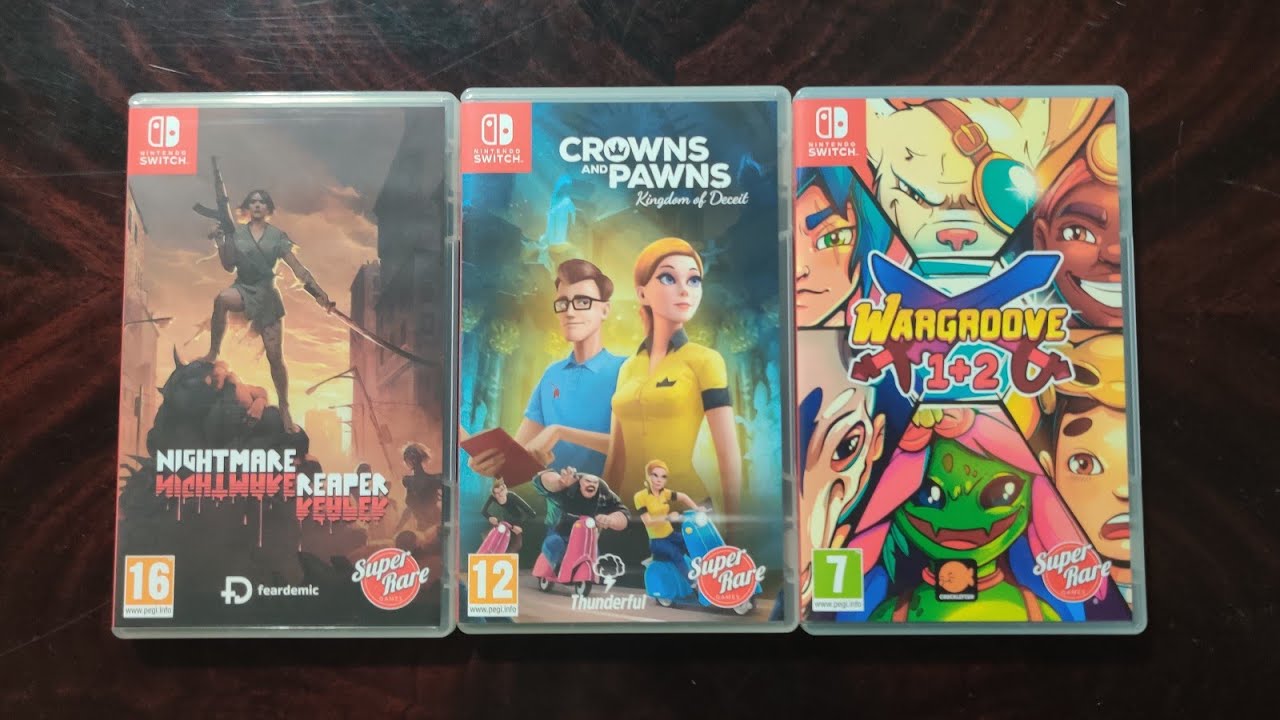 Super Rare Games Triple Pack #110-112 Nintendo Switch Unboxing Video ...