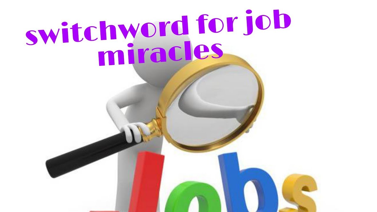 switchword for job miracles #switchwords #angelnumbers #lawofattraction ...